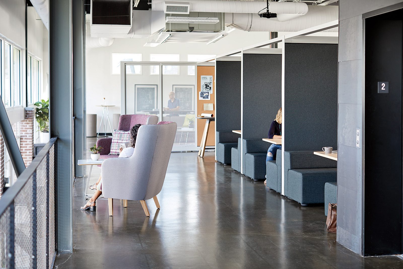 Rockwell Unscripted® High Back Lounge Chair | Facility Designs