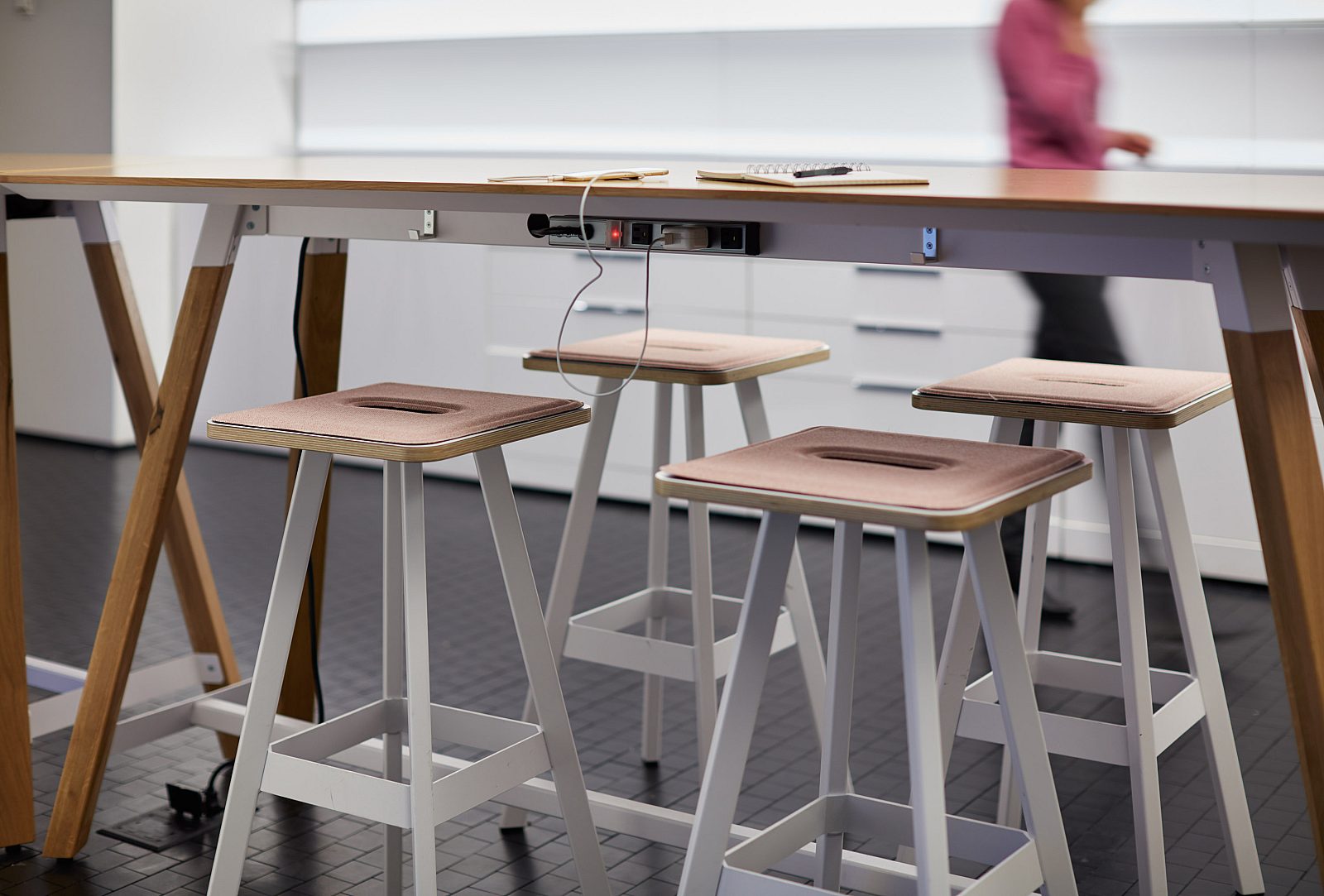 Rockwell Unscripted® Tall Tables | Facility Designs